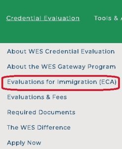 学歴査定申込み方法：World Education Service(WES) | CanaGo-Visa Consulting
